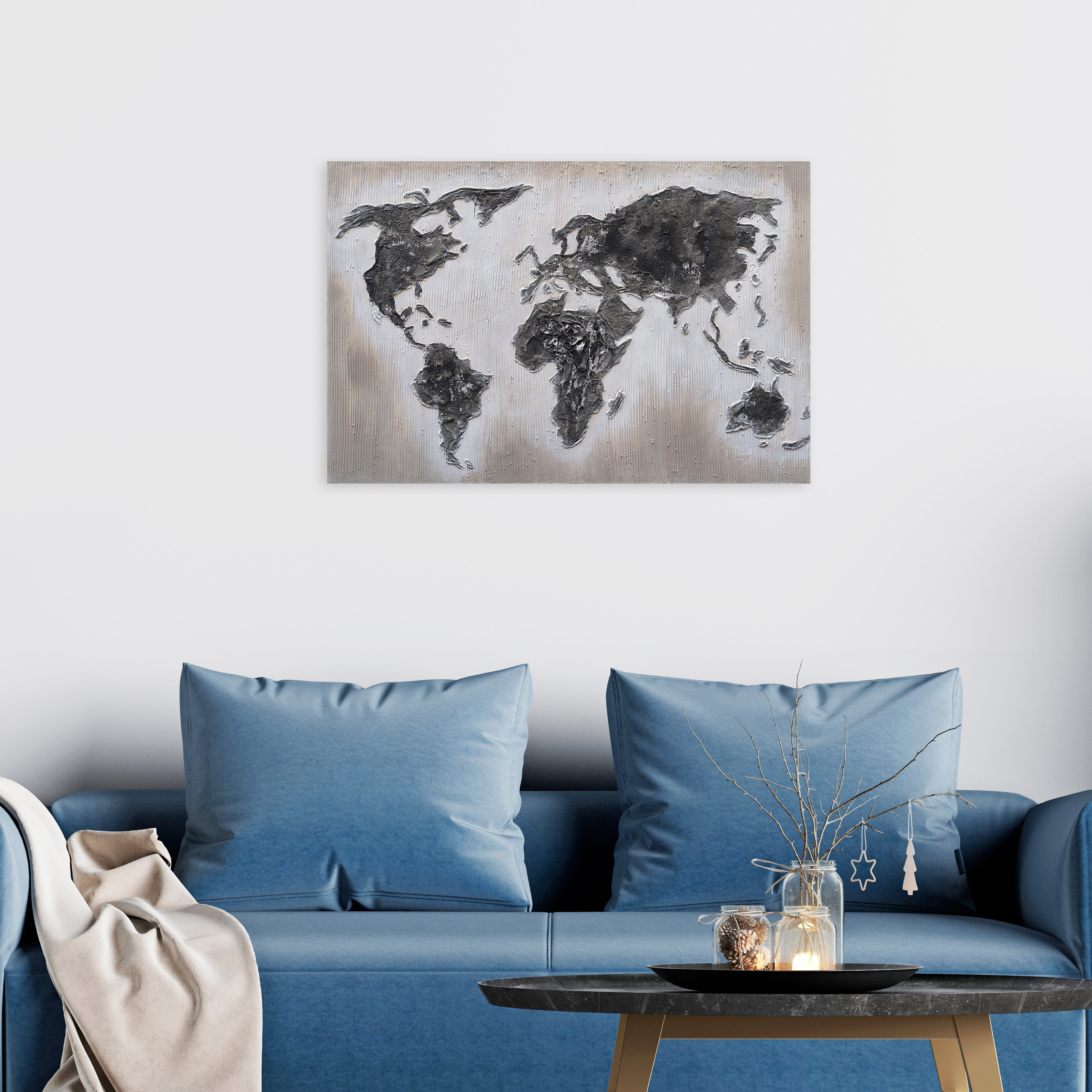 17 Stories The World Map - Wrapped Canvas Painting on - Wayfair Canada